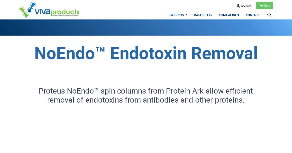 NoEndo™ Endotoxin Removal - Vivaproducts